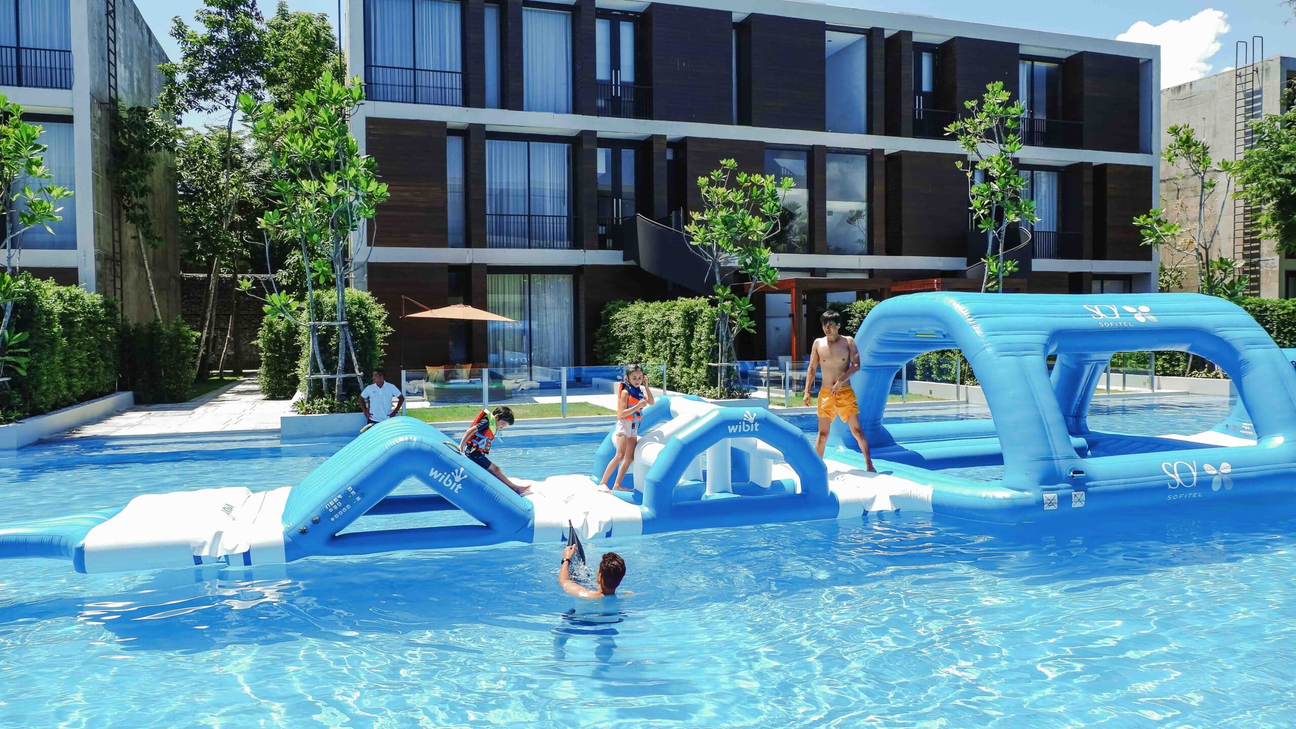 Add a Unique Attraction to Your Hotel with Wibit's inflatable fun modules